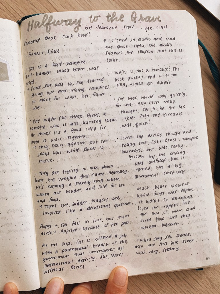 My Reading Journal and How I Write Reviews – Simone and Her Books